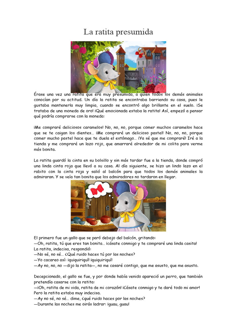 C. La ratita presumida | PDF