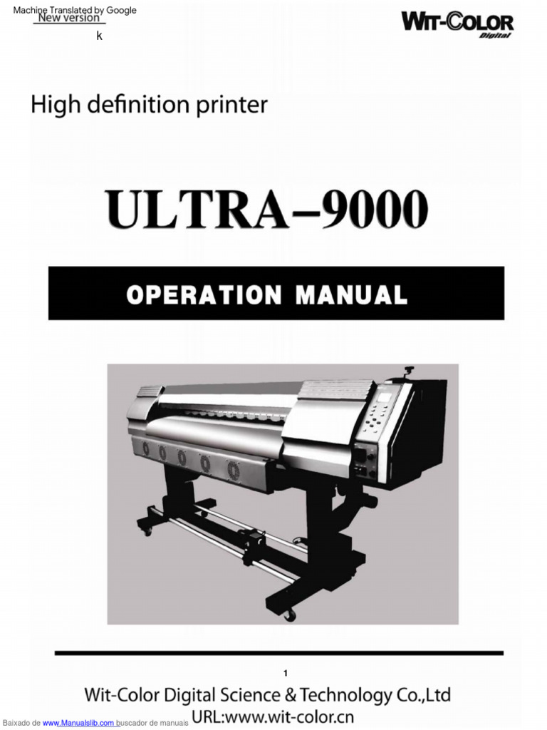Ultra9000trd Manual Plotter | PDF