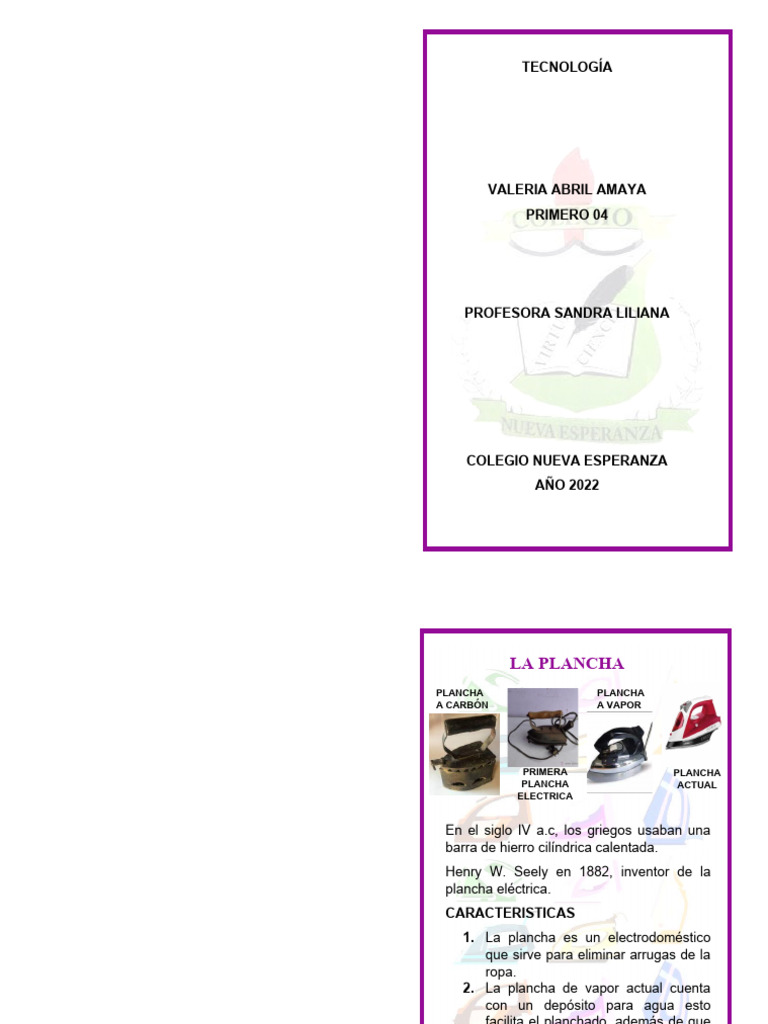 FOLLETO Plancha | PDF