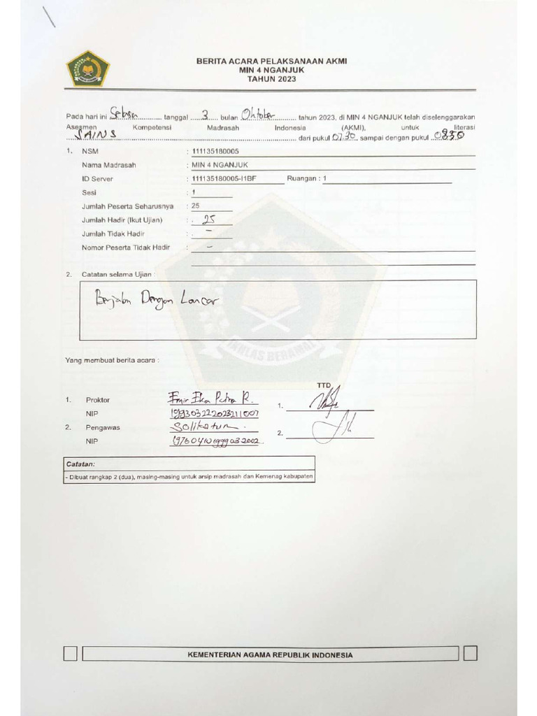 Ba Periode 1 Sesi 1 Hari 2 | PDF