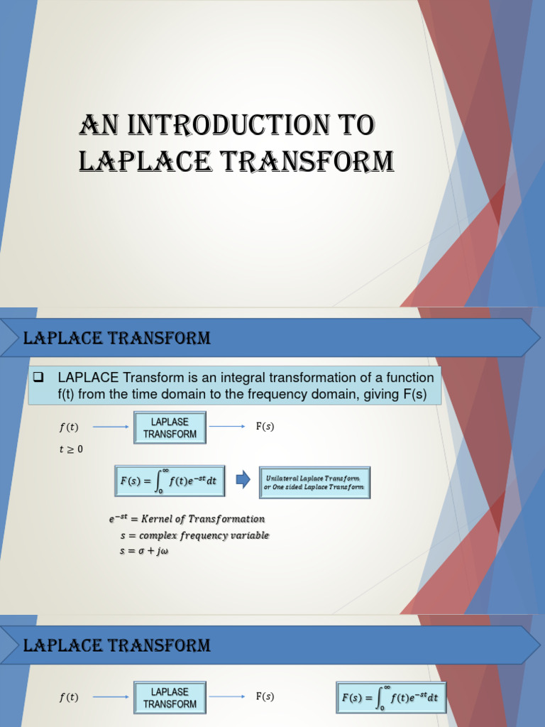 LAPLASE-TRANSFORM | PDF | Laplace Transform | Mathematical Objects