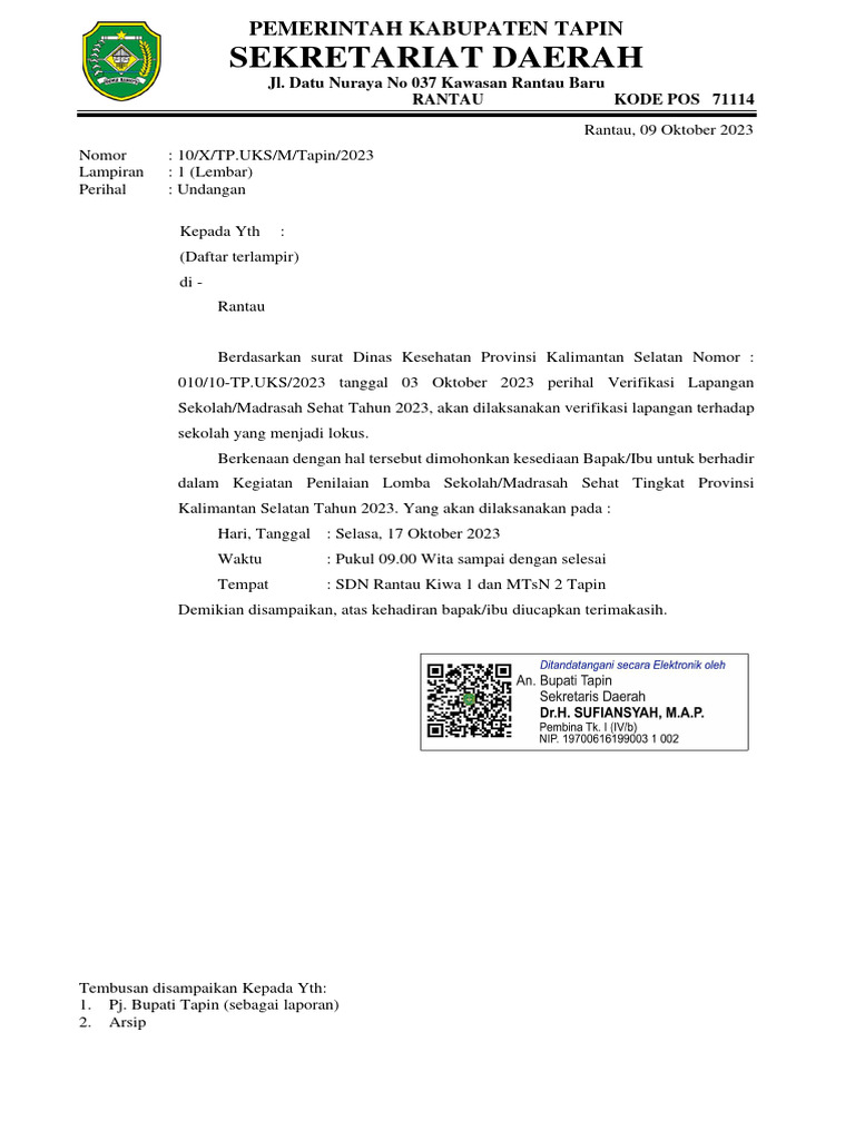 Undangan Tim Pembina Kop Setda Gabung - Signed | PDF