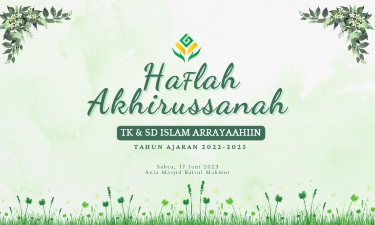 HaFlah Akhir Tahun TK & SD Islam 2023 | PDF