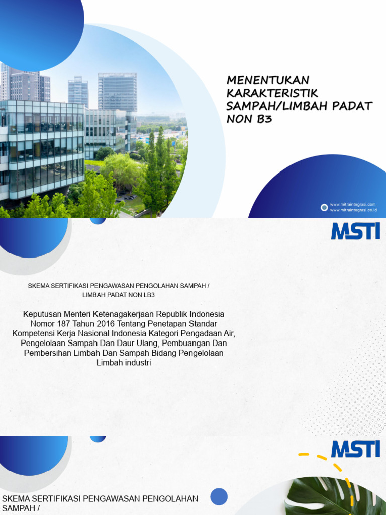 2 - Menentukan Karakteristik - Sampah Non B3 - MSI | PDF