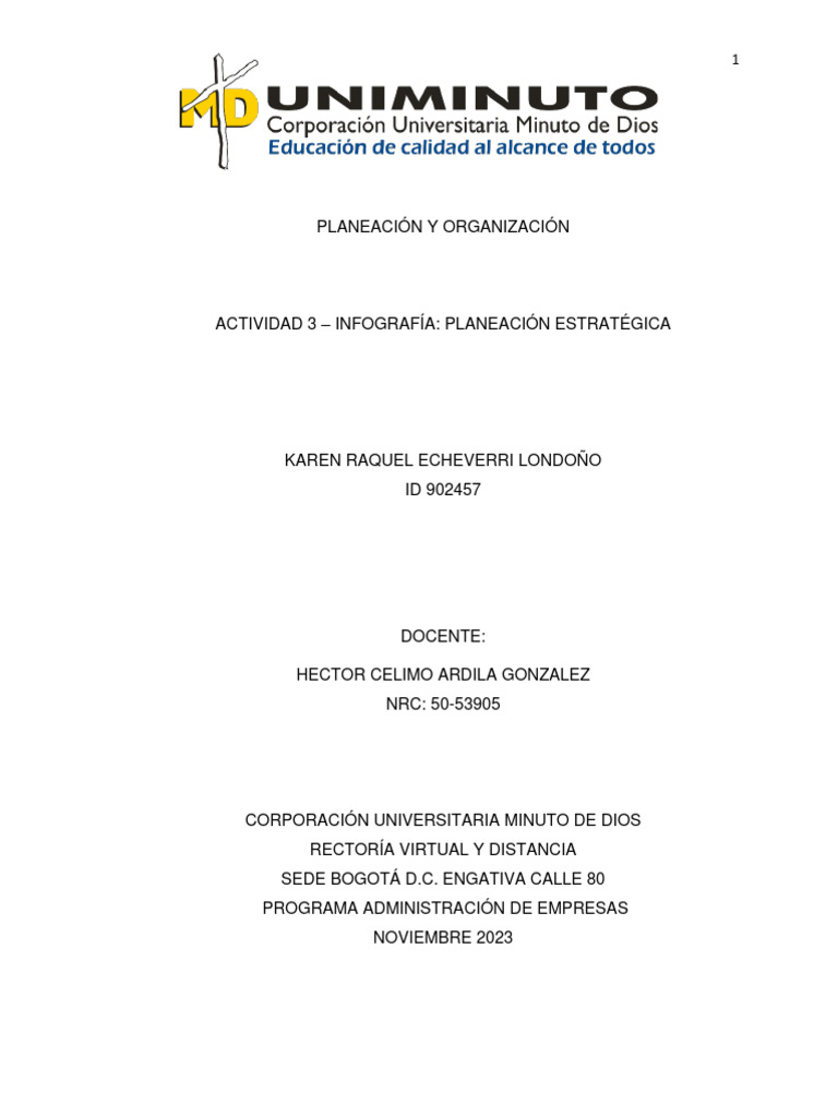 Actividad 3. Infografia Planeacion Estrategica | PDF | Planificación ... Actividad 3. Infografia Planeacion Estrategica | PDF | Planificación ...