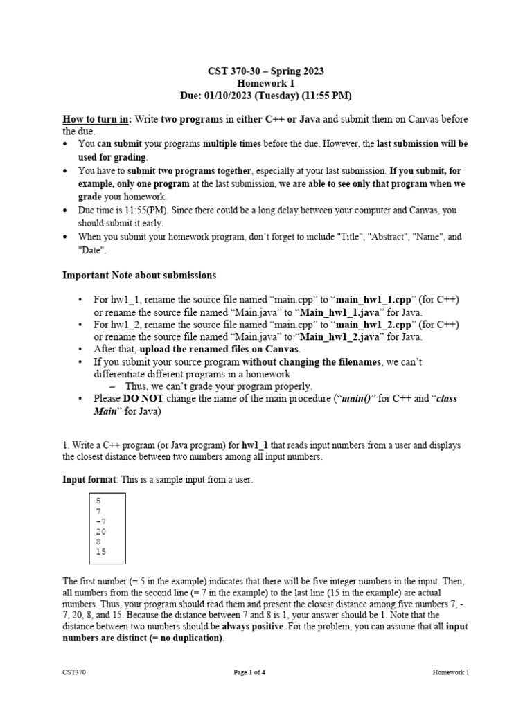 hw1 2 | PDF | Filename | Computer File
