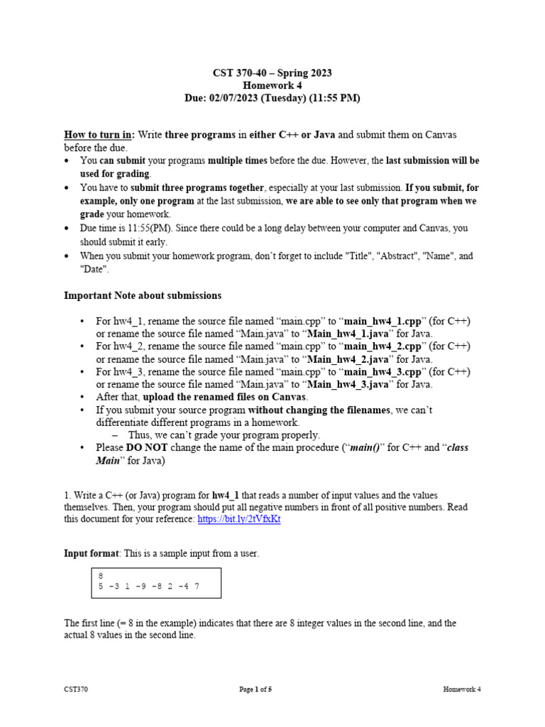 hw4 1 | Download Free PDF | Combinatorics | Computer Science