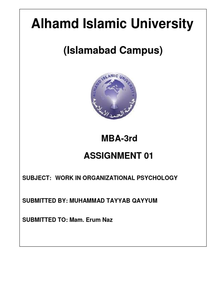 MBA 3RD Assignment 01 OP | PDF | Mind–Body Problem | Mind