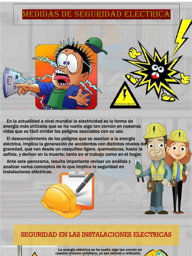Pdf Medidas De Seguridad Electrica Compress Pdf Cableado Eléctrico