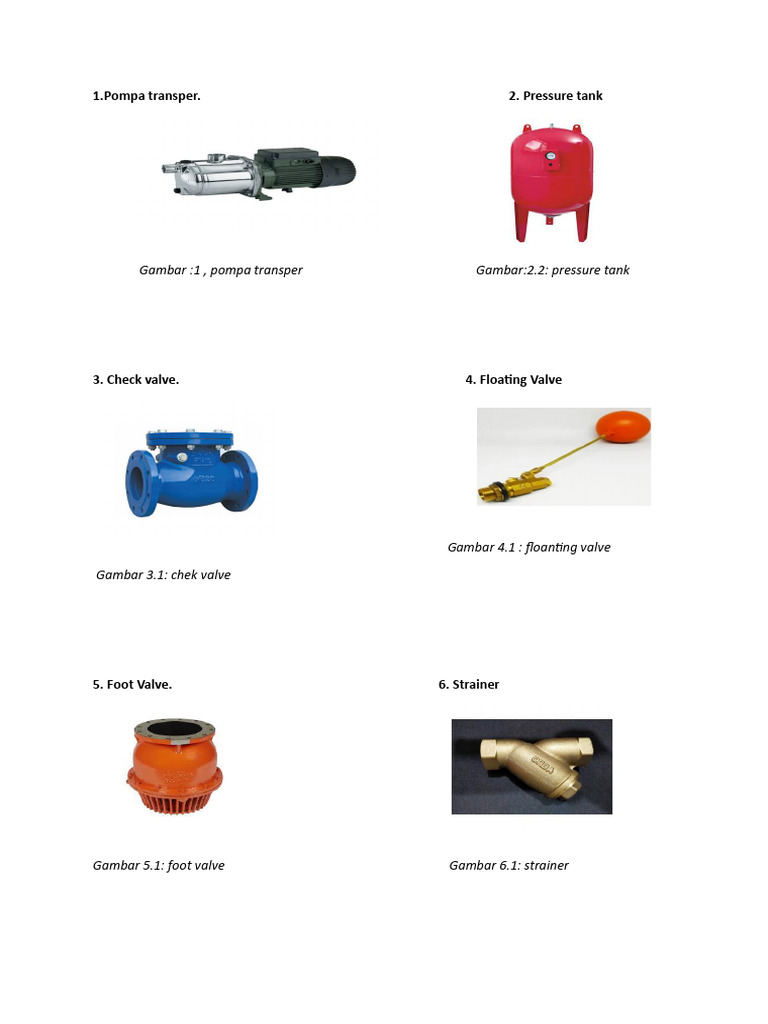 Essential Water System Components Guide | PDF