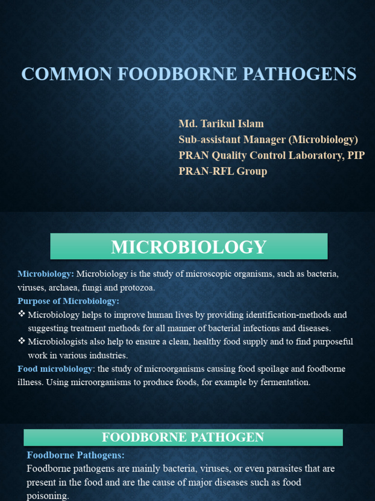 Common Foodborne Pathogens | PDF | Escherichia Coli | Salmonella