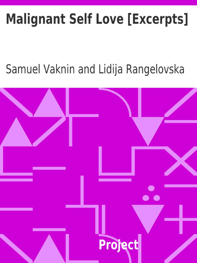 Malignant Self Love | PDF | Project Gutenberg | Public Domain