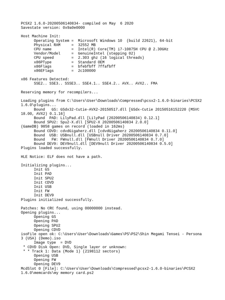 Emu Log | PDF | System Software | Office Equipment