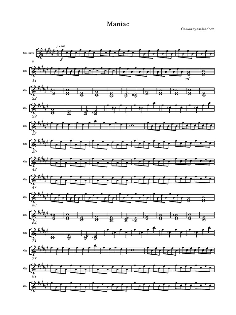 Maniac GR | PDF
