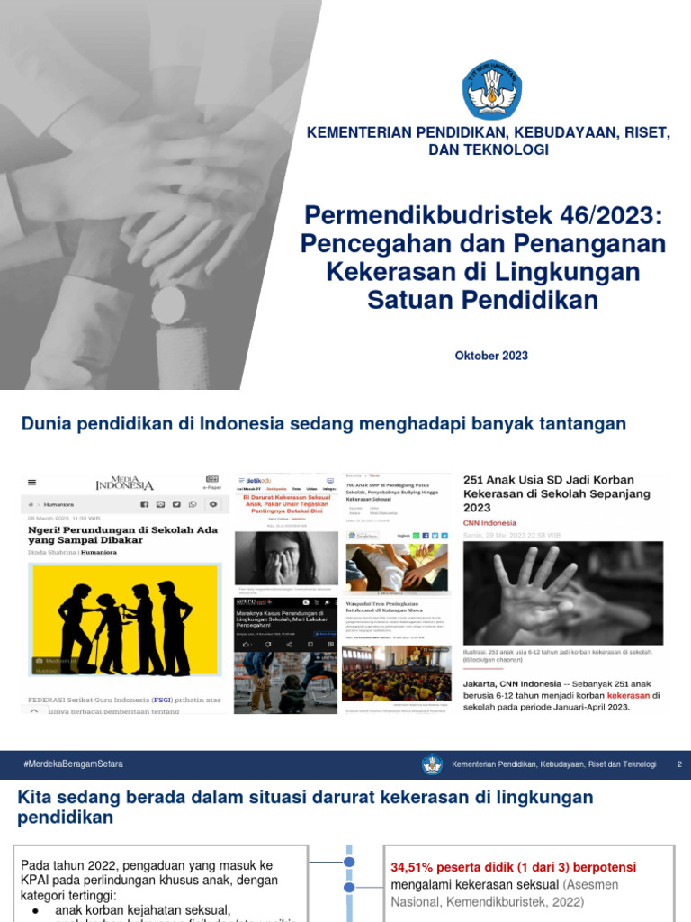 _PPT Pencegahan Dan Penanganan Kekerasan | PDF