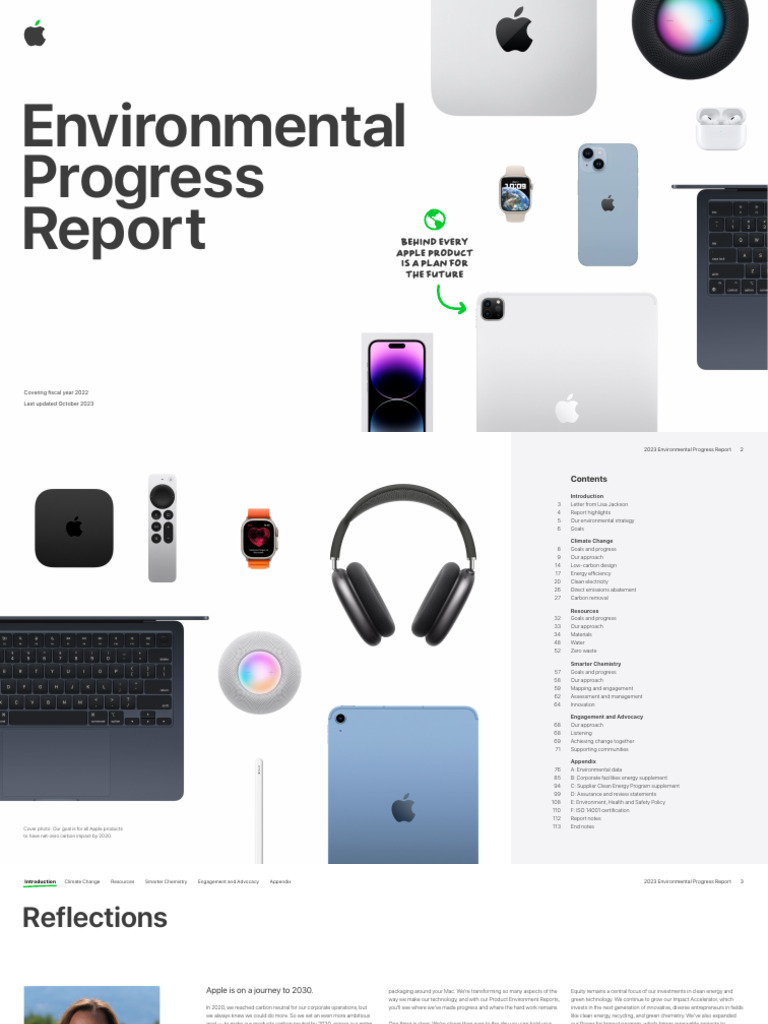 Apple_Environmental_Progress_Report_2023 | PDF | Low Carbon Economy ...