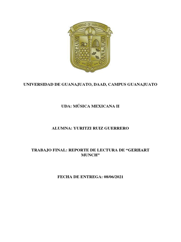 Musica Mexicana Ii Reporte de Lectura | PDF | Las artes escénicas