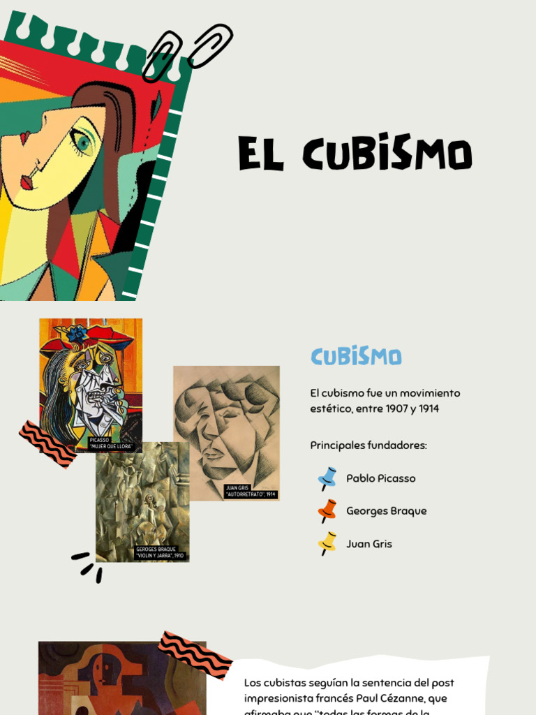 Exposición Cubismo | PDF | Cubismo | Pablo Picasso