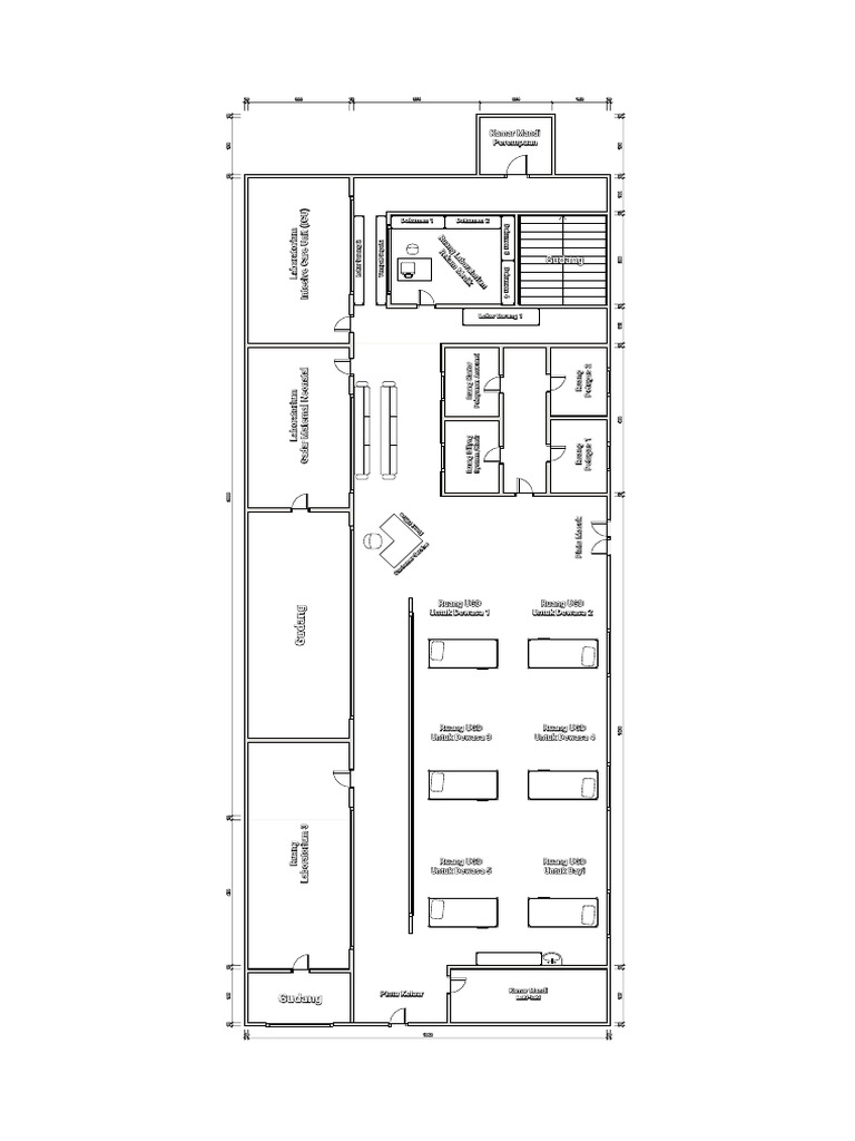 Denah Laboratorium UKH | PDF