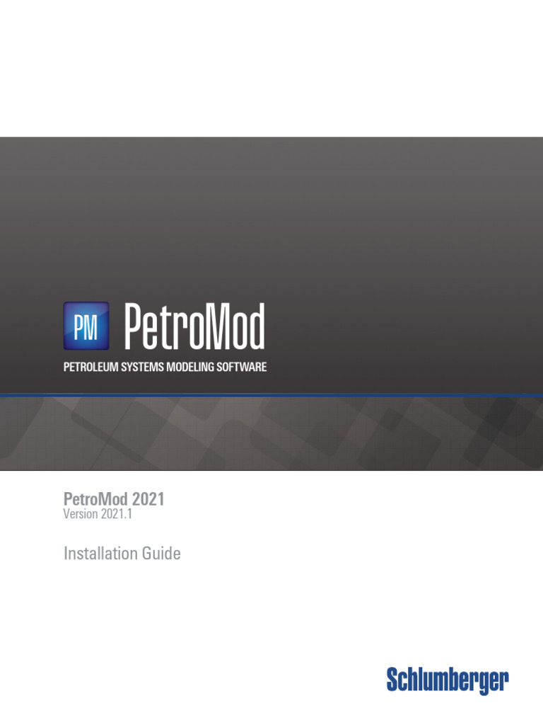 PetroMod 2021 1 InstallationGuide | PDF | Installation (Computer ...
