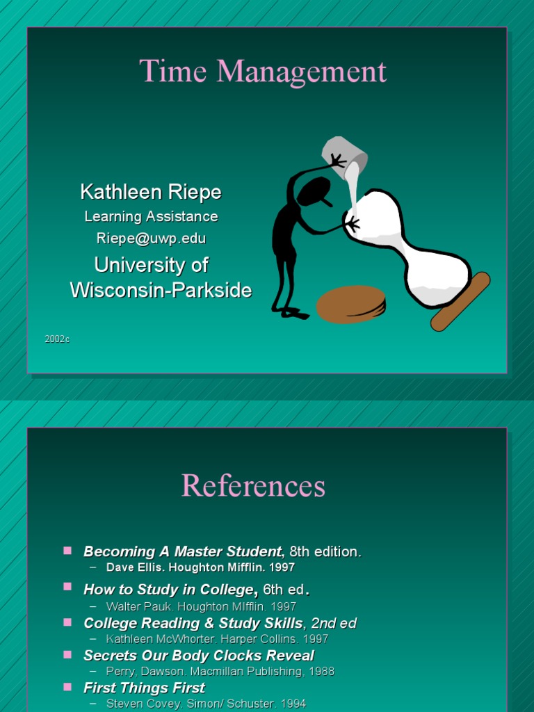 Time Management | PDF | Sleep | Circadian Rhythm