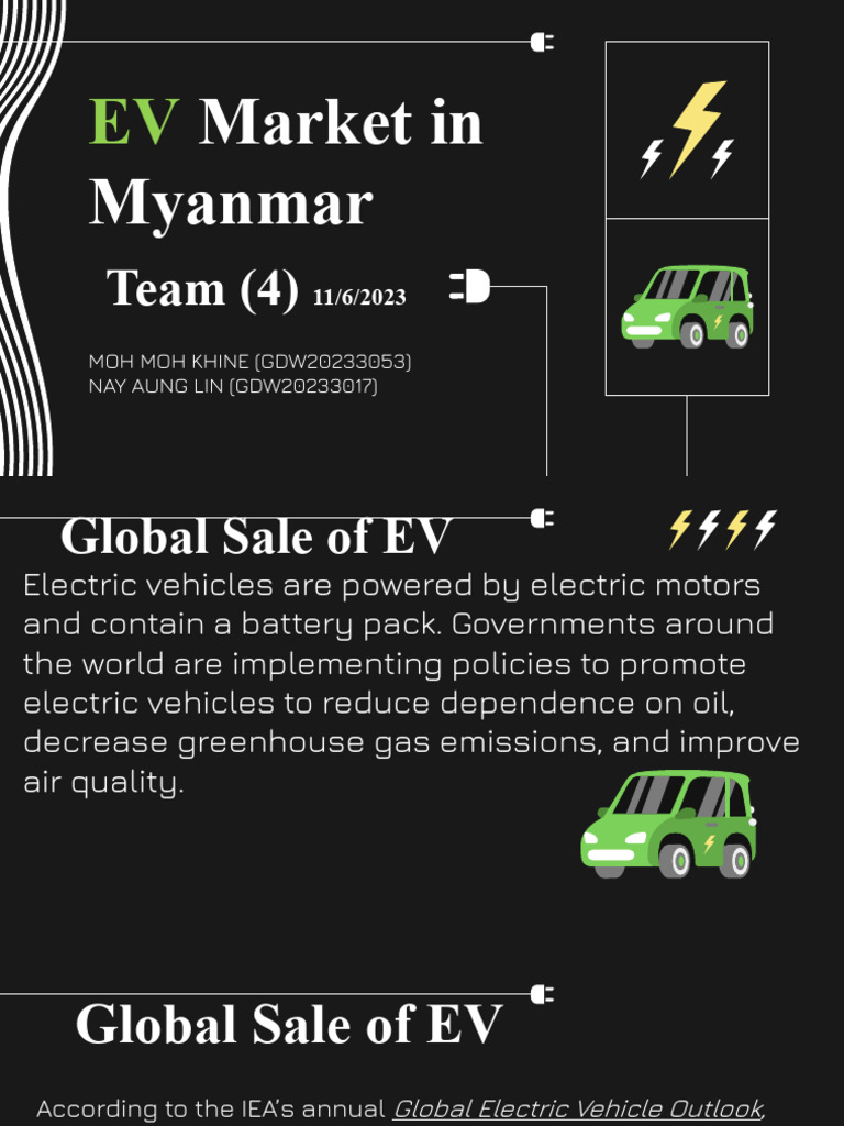 EV Car Market in Myanmar Team | PDF