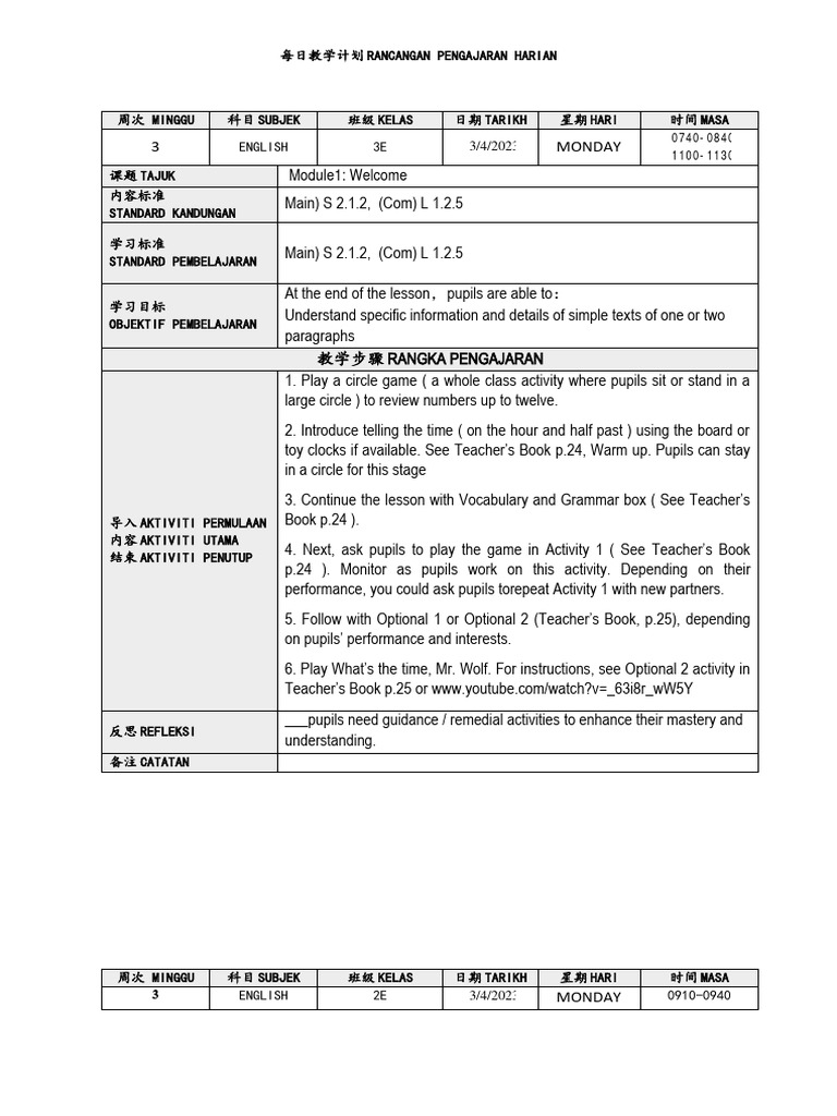 RPH Week 2 | PDF | Verb | Linguistics