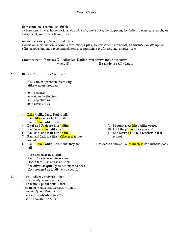 academic english_word choice_explanation | PDF | Noun | Adverb