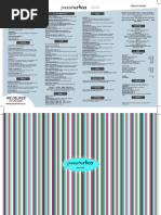 Colcachios Menu | PDF | Salad | Foods