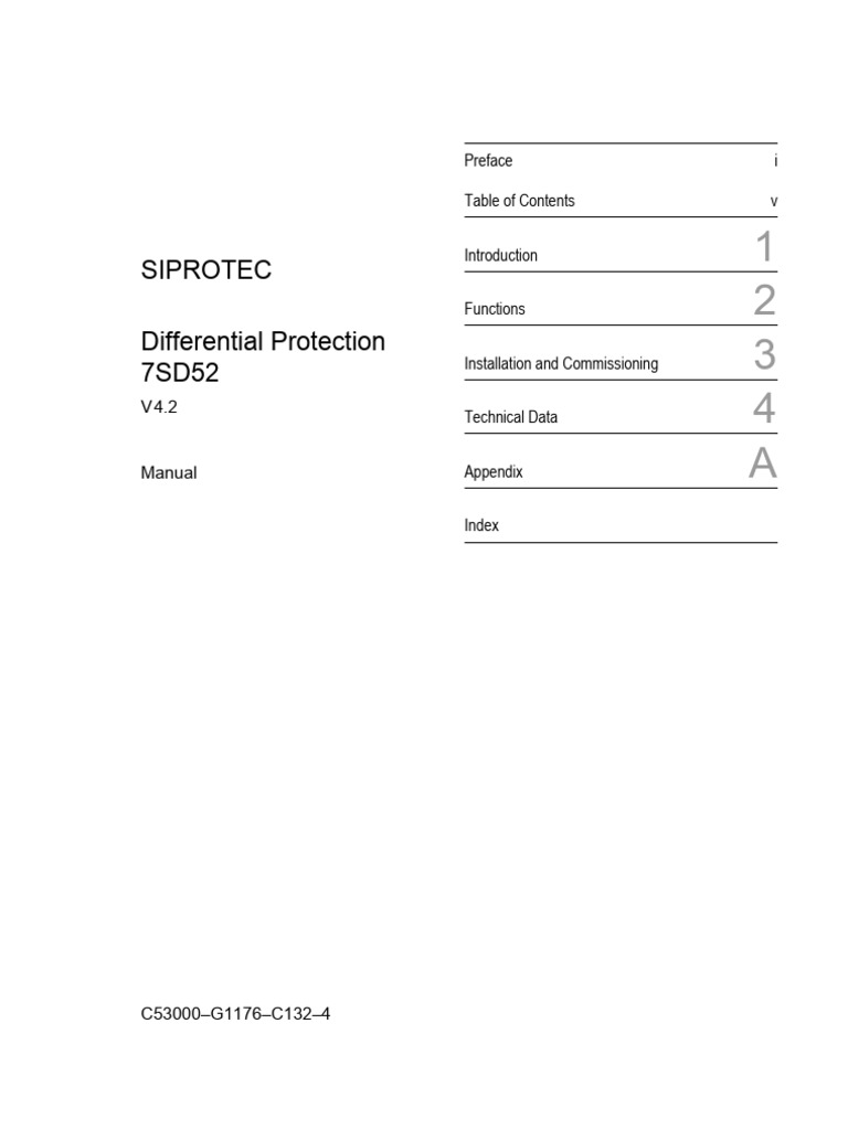 7SD52 en | Download Free PDF | Analogue Electronics | Input/Output