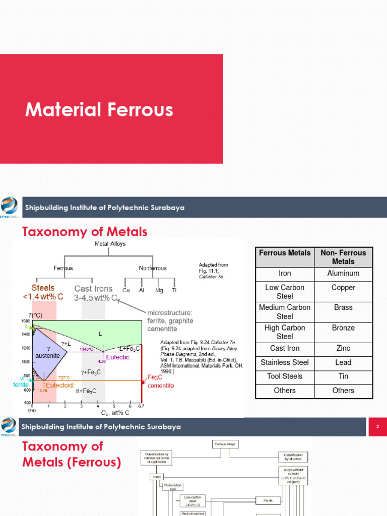 Overview of Ferrous Metals and Alloys | PDF | Steel | Alloy