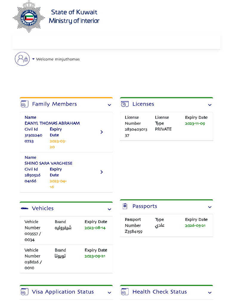 Ministry of Interior - Kuwait | PDF
