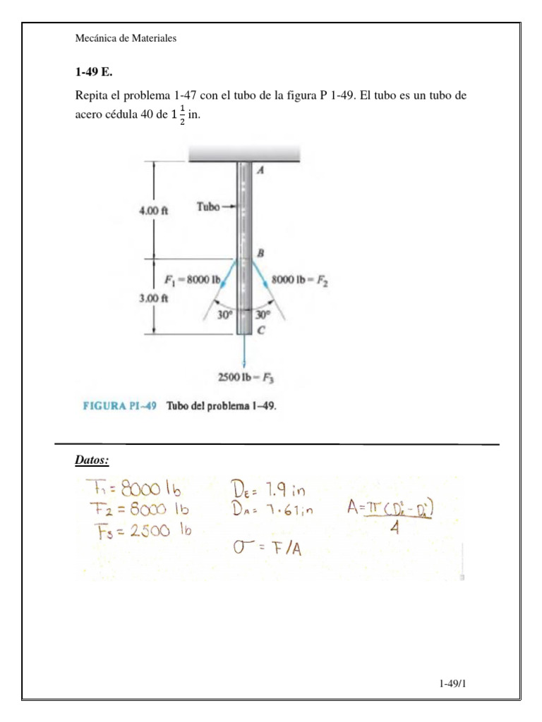 Ejercicio 1-49 | PDF
