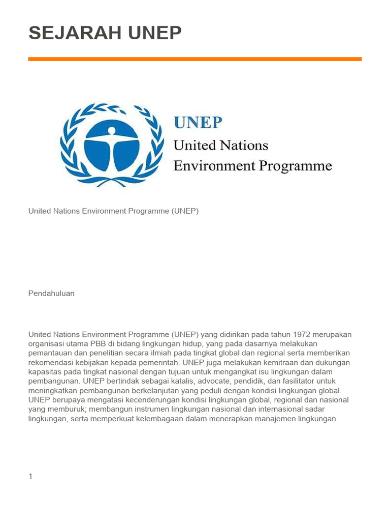 UNEP Jep | PDF