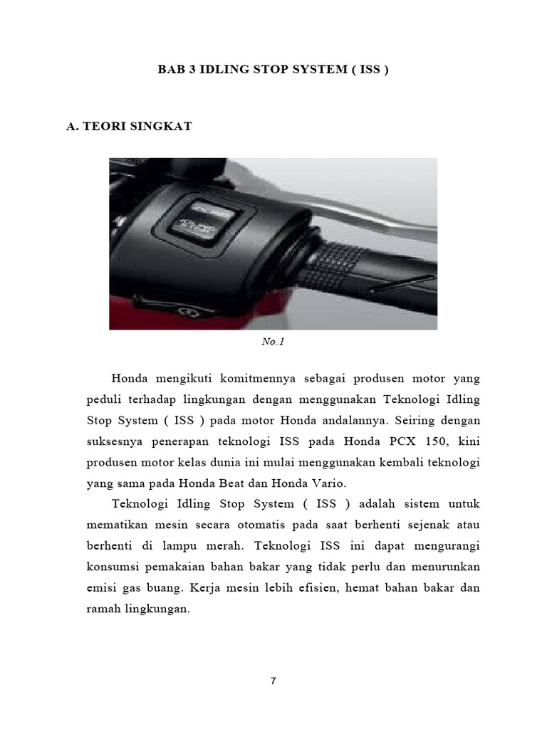 Teknologi Idling Stop System pada Motor | PDF | Bisnis | Komputer