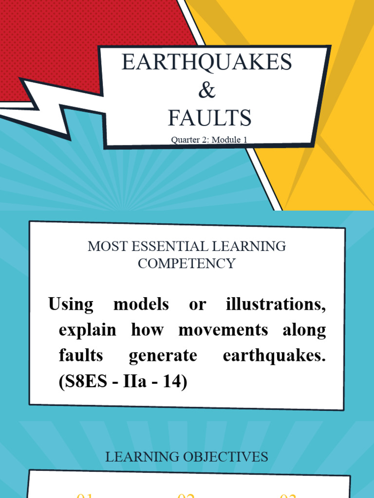 q2 - w1 - Earthquakes & Faults | PDF | Fault (Geology) | Earthquakes