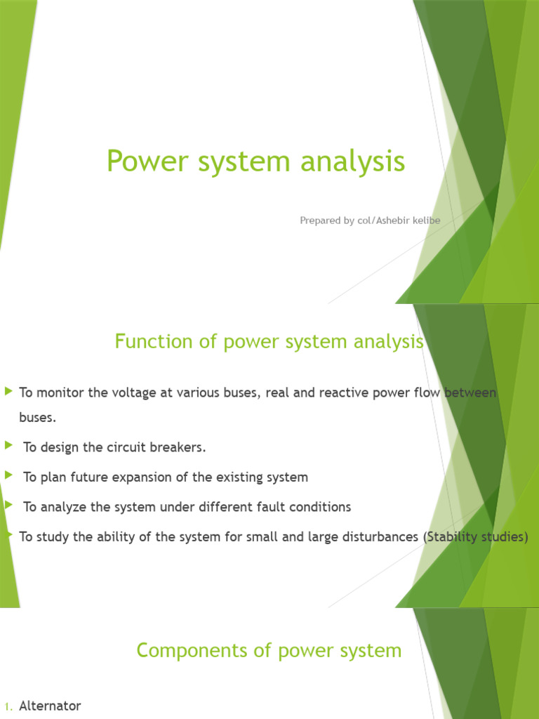 Power System Analysis | PDF | Electrical Engineering | Electricity Power System Analysis | PDF | Electrical Engineering | Electricity