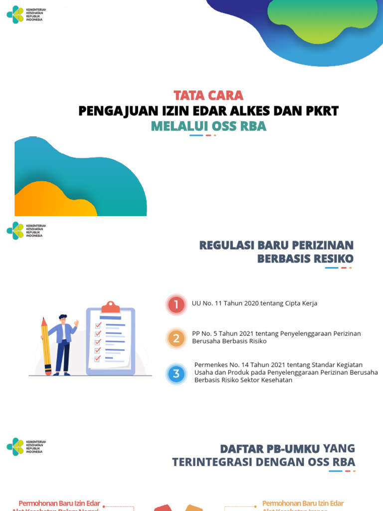 Tutorial Pengajuan IDAK Dan Izin Edar Alkes PKRT 2023 | PDF