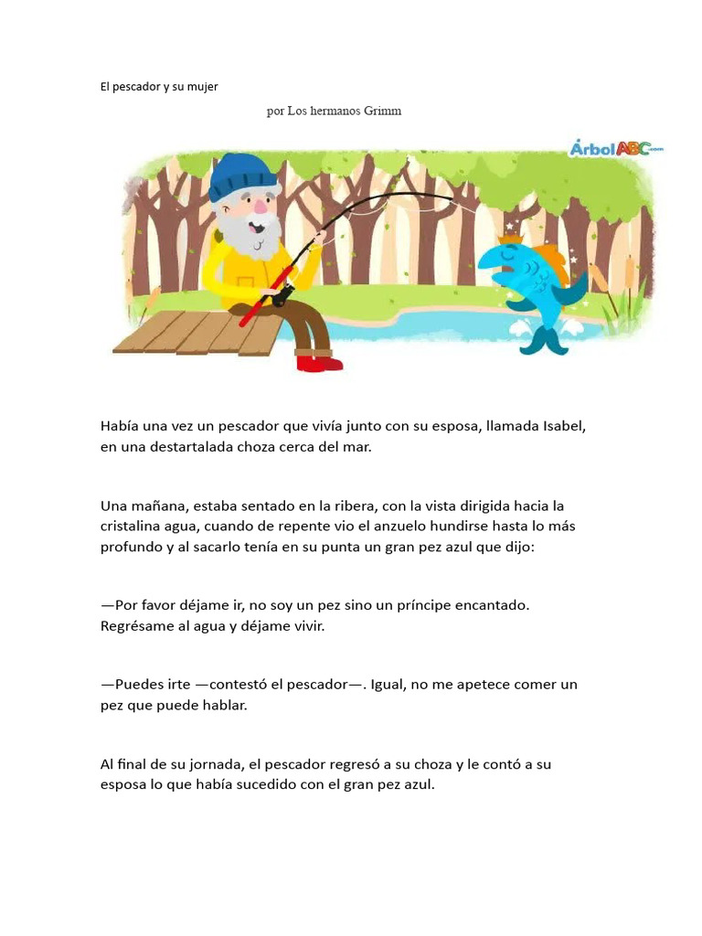 El Pescador y Su Mujer | PDF