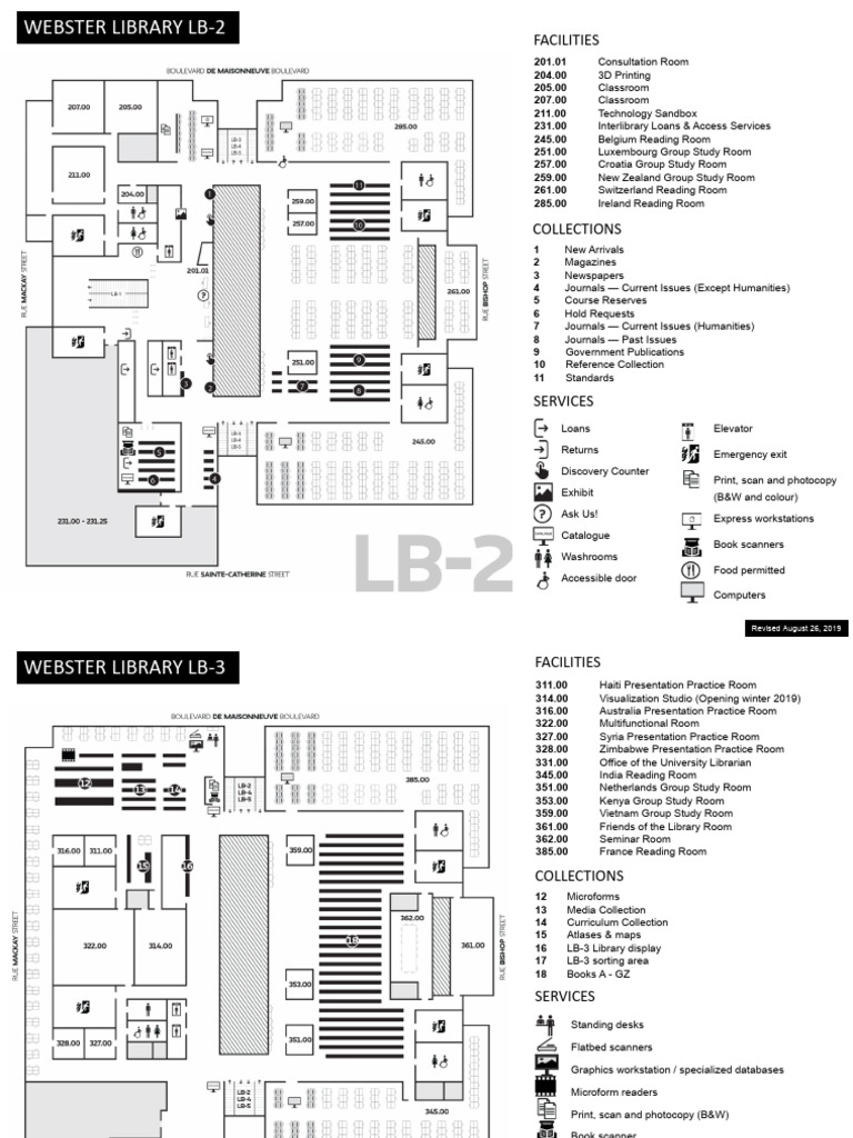 Webster Library Floor Plans | Download Free PDF | Libraries | Image Scanner