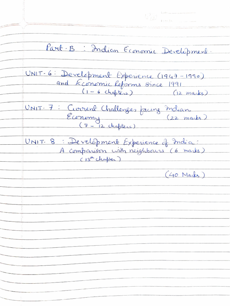 1.unit 6 Development Experience 1947 1990 and Economic Reforms Since ...