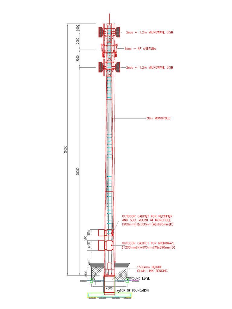 Drawing Menara Model | PDF