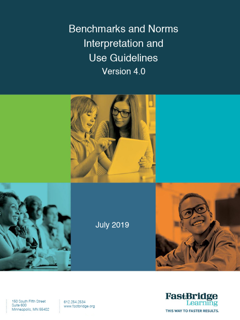 FastBridge Benchmarks and Norms Interpretation Guide Most-Recent ...