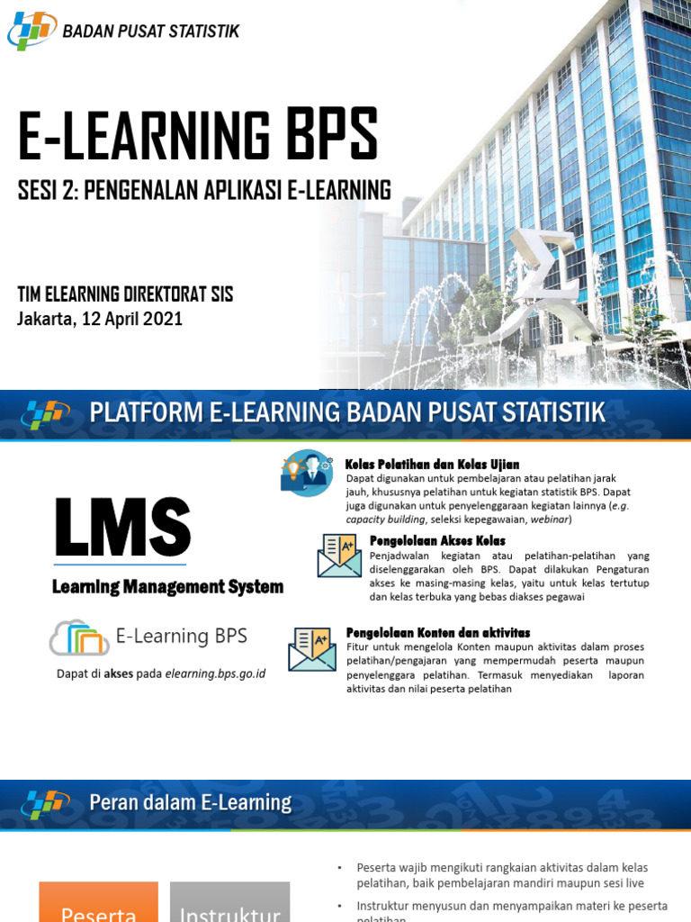 Briefing Admin - Pengenalan Aplikasi Elearning | PDF | Komputer