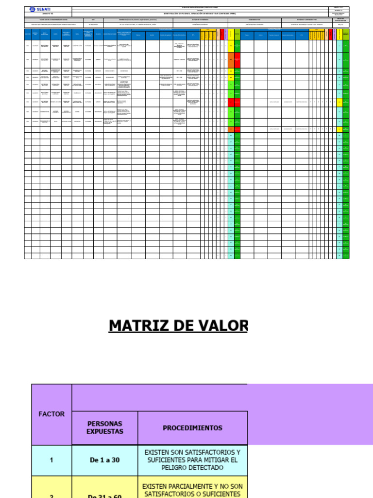 Anexo #02 Matriz de Riesgo | PDF
