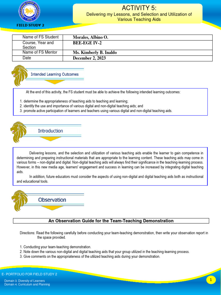 Teaching Aids for Effective Learning | PDF