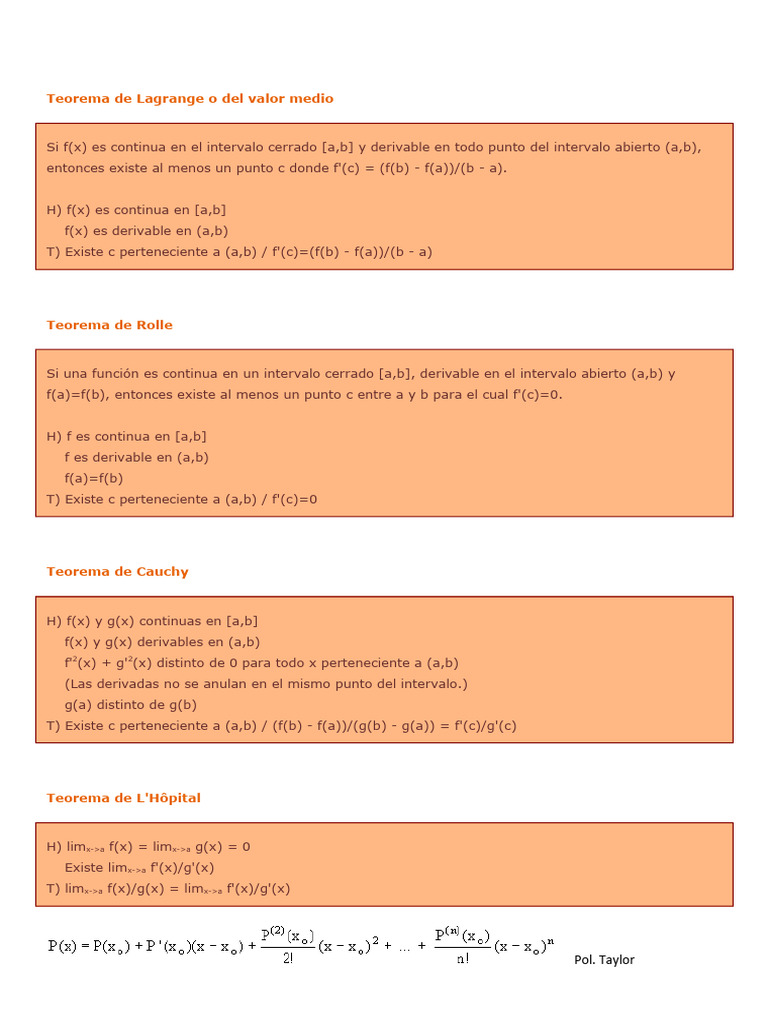 Teorema de Lagrange | PDF