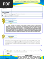 F-WIL Lesson Planning Template | PDF | Learning | Knowledge
