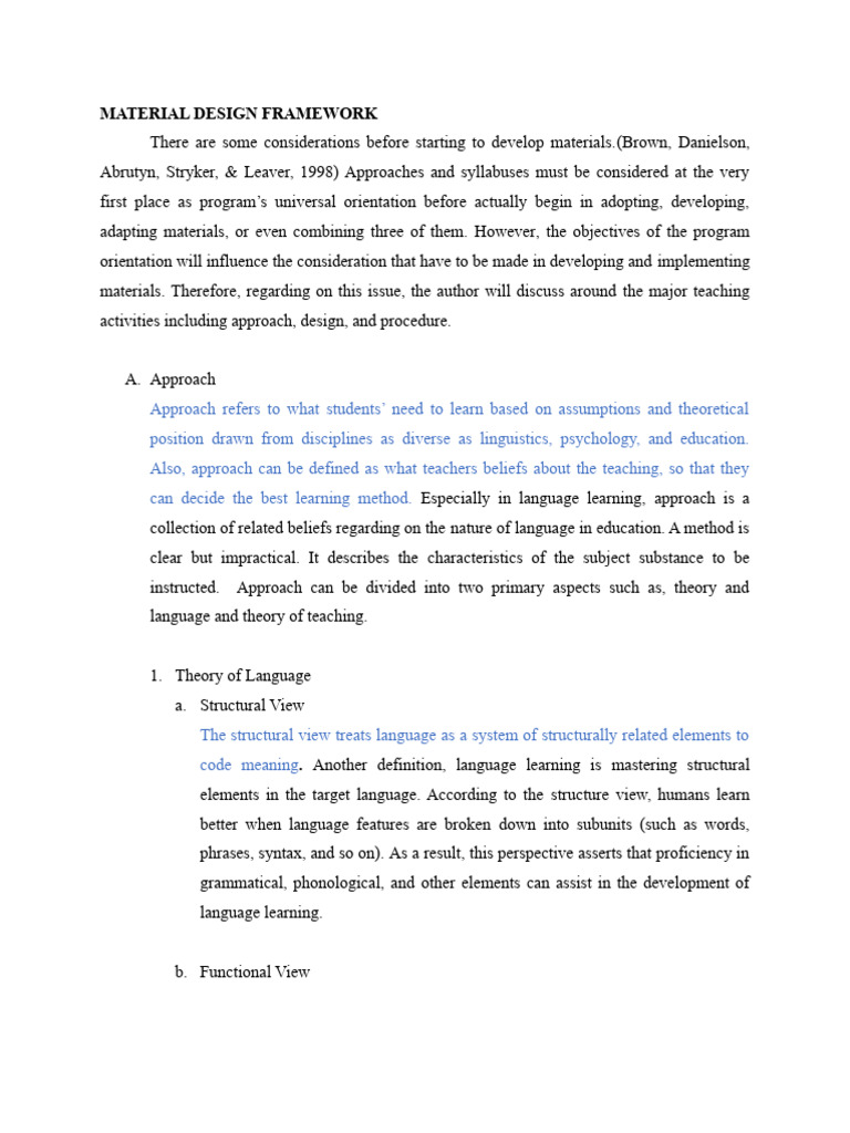 Material Design Framework | PDF | Learning | Constructivism (Philosophy ... Material Design Framework | PDF | Learning | Constructivism (Philosophy ...
