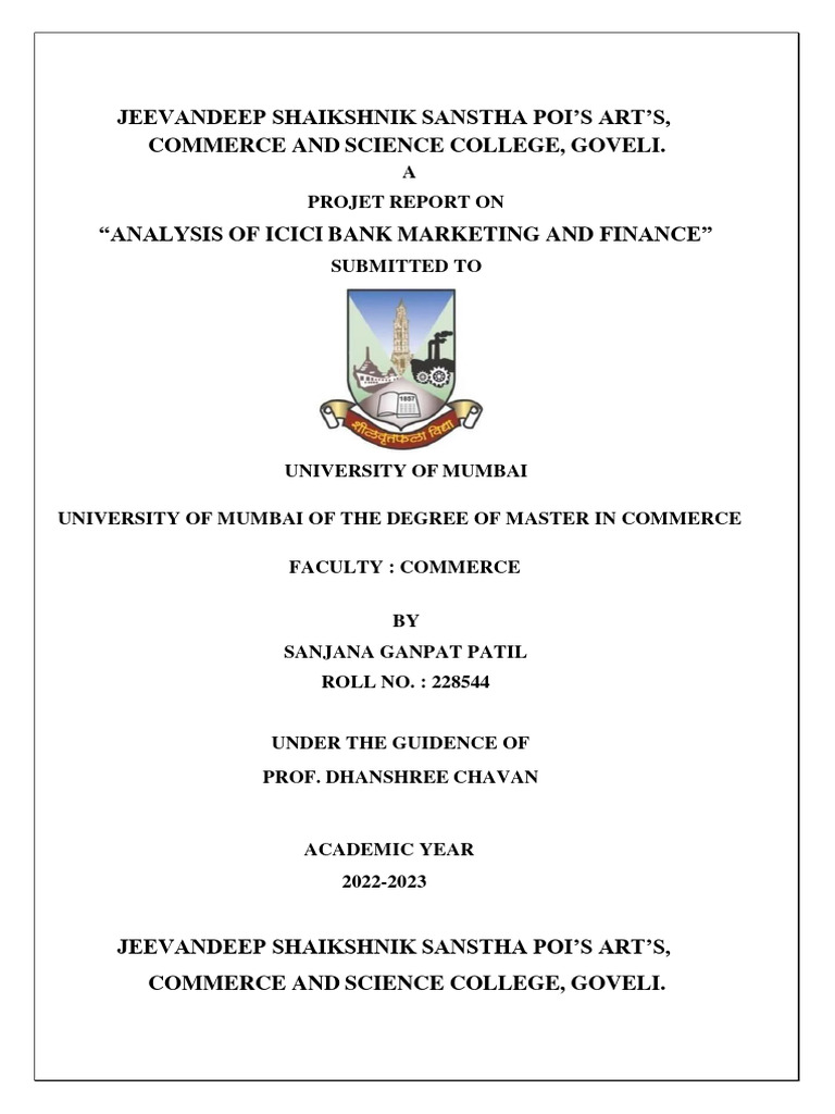 Sanjana Ganpat Patil. Tybaf - Black Book | PDF | Banks | Business